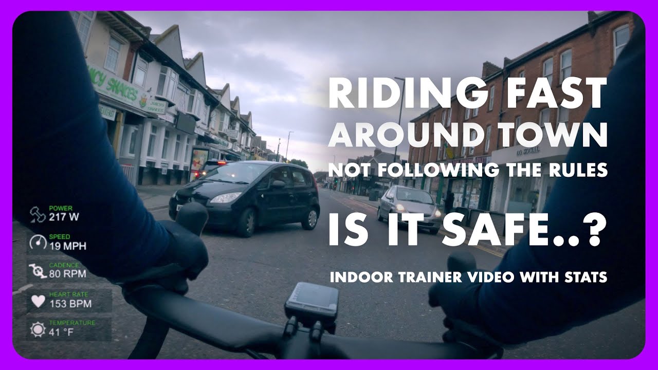 Is It Safe To Ride Fast Around Town | Ride Stats | Ride Along Indoor ...
