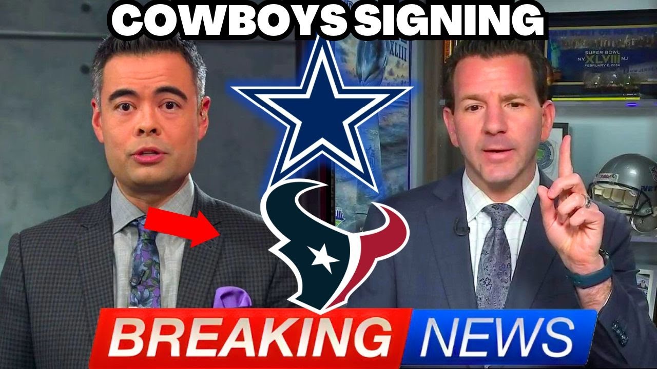 💥🏈URGENT SIGNING! NFL SUPERSTAR! TEXANS RUNNING BACK AND COWBOYS DALLAS ...
