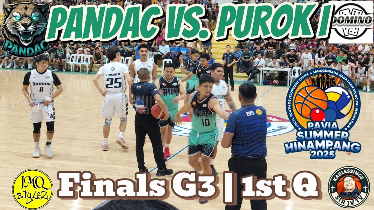 Pandac vs. Purok I | Finals Game 3 | Seniors - 1st Quarter | Pavia ...
