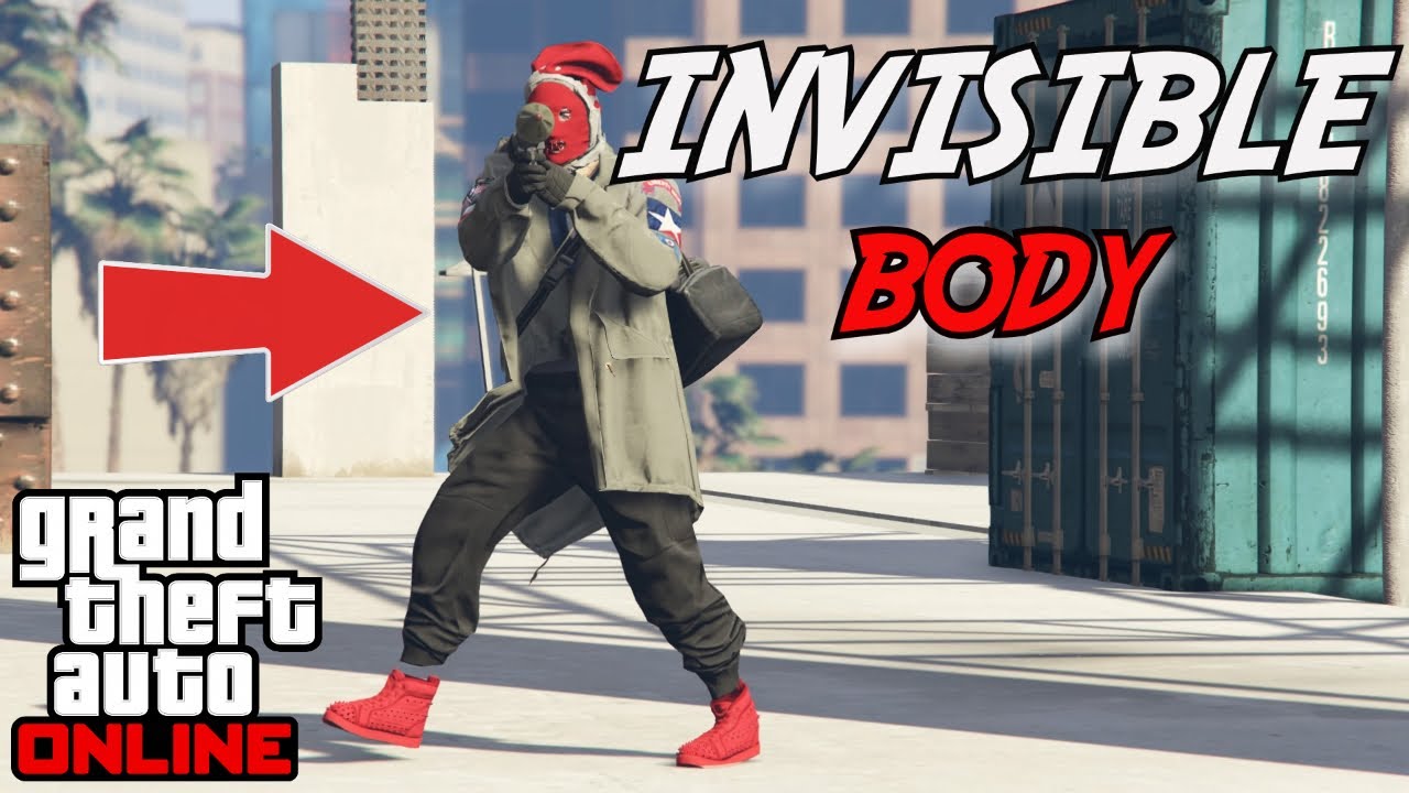 GTA 5 ONLINE *EASY* HOW TO MAKE A INVISIBLE BODY MODDED OUTFIT USING ...