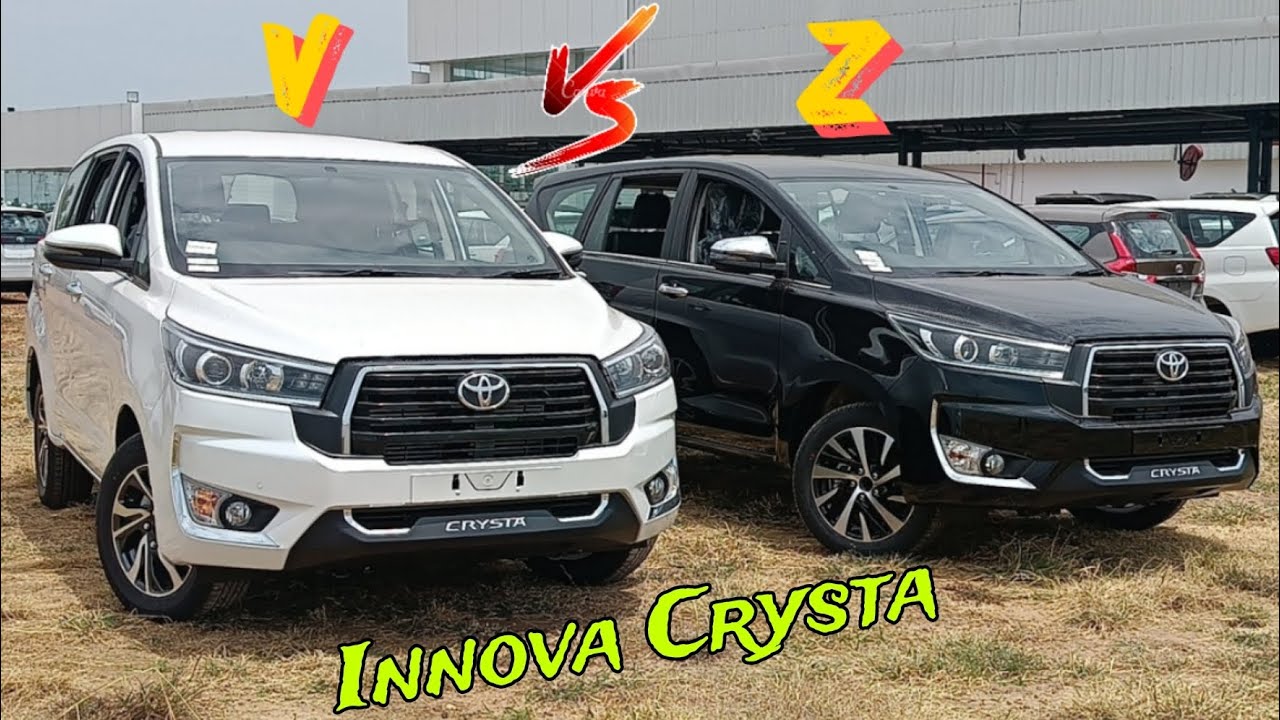 2024 Toyota Innova Crysta V Vs Z Detailed Comparison ||Detailed ...