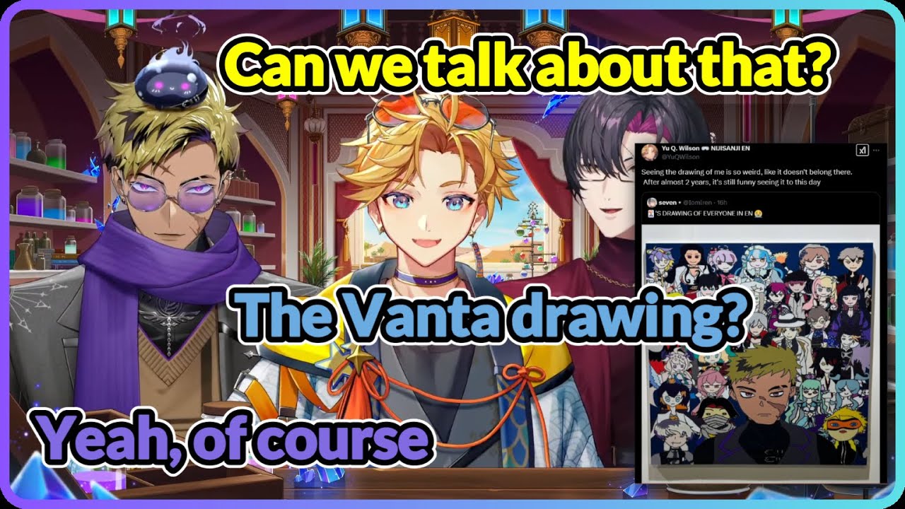 Vanta talks about his drawings of EN members & story behind his ...