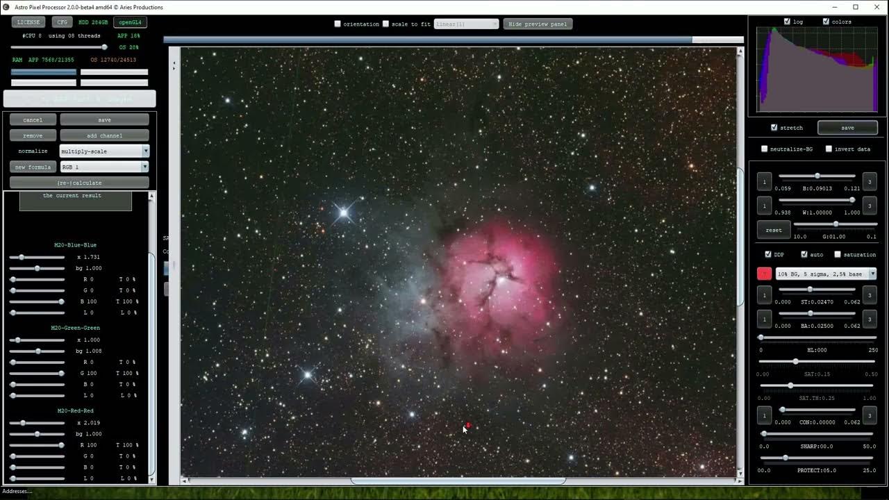 Introduction to Astro Pixel Processor Part 5 Creating Colour Images - YouTube