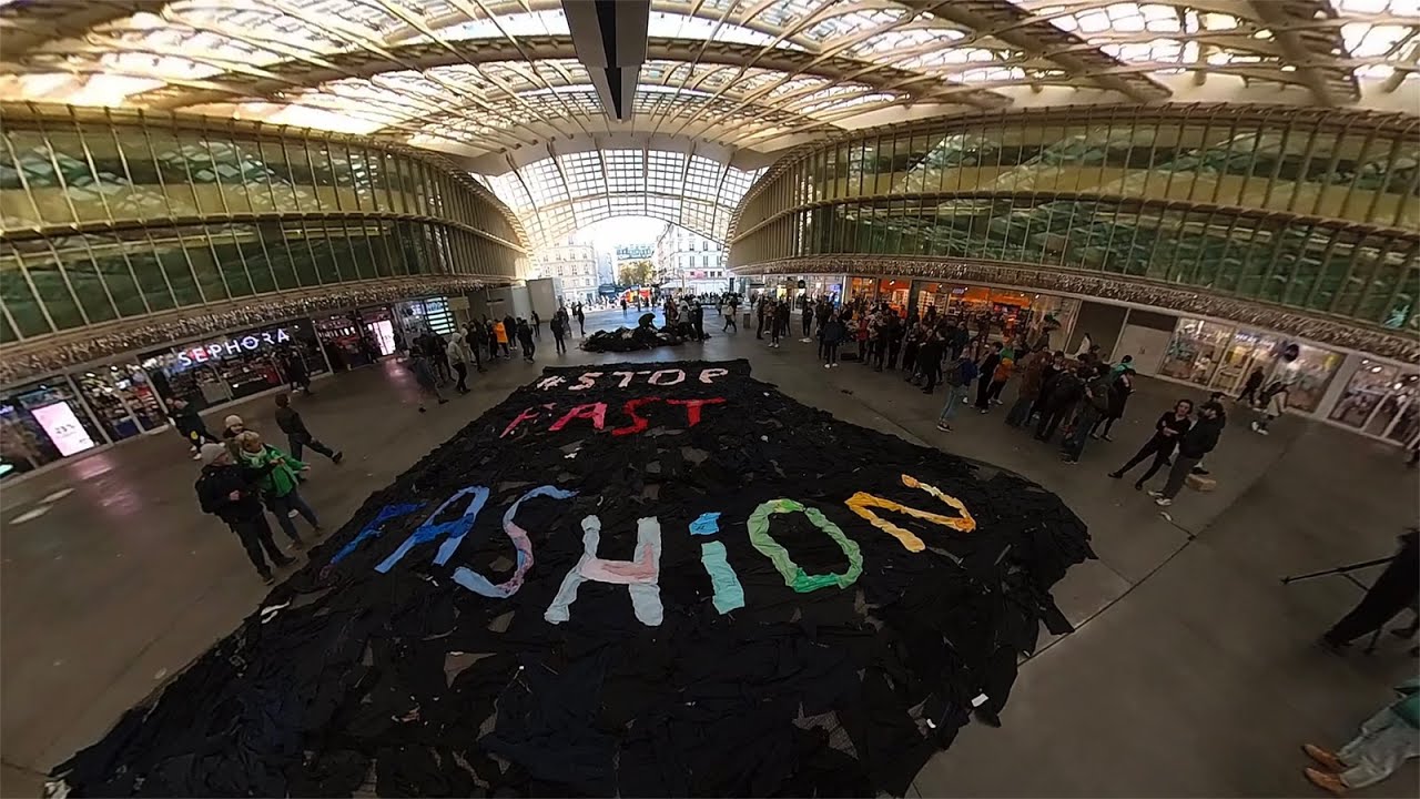 We witnessed an anti-fast fashion protest while we were in Paris | The ...