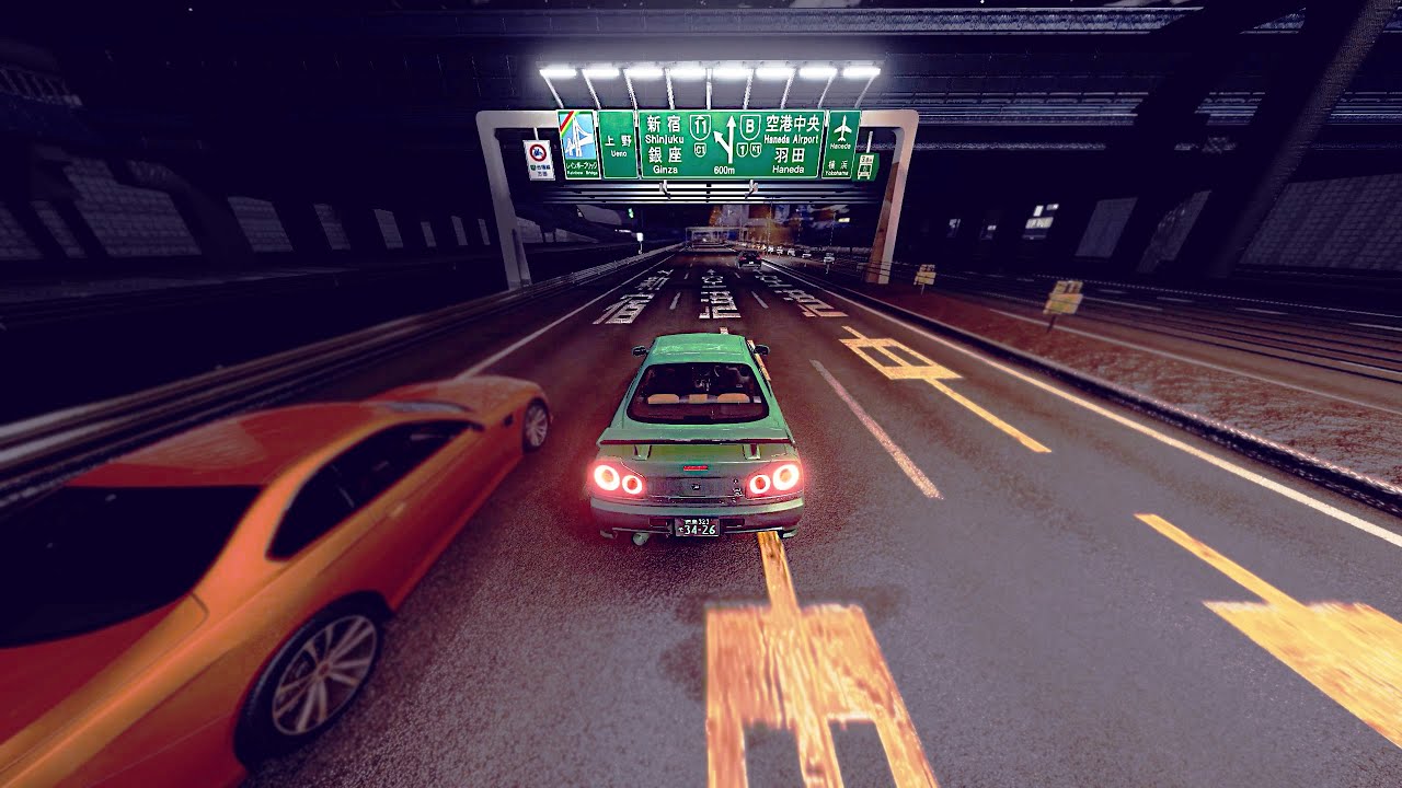 Night Tokyo's Shuto Expressway #BeamNG No Hesi - YouTube
