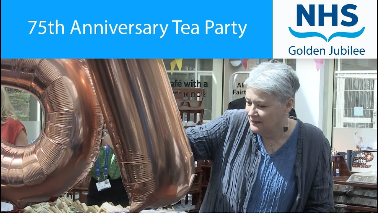 NHS 75th anniversary tea party - YouTube