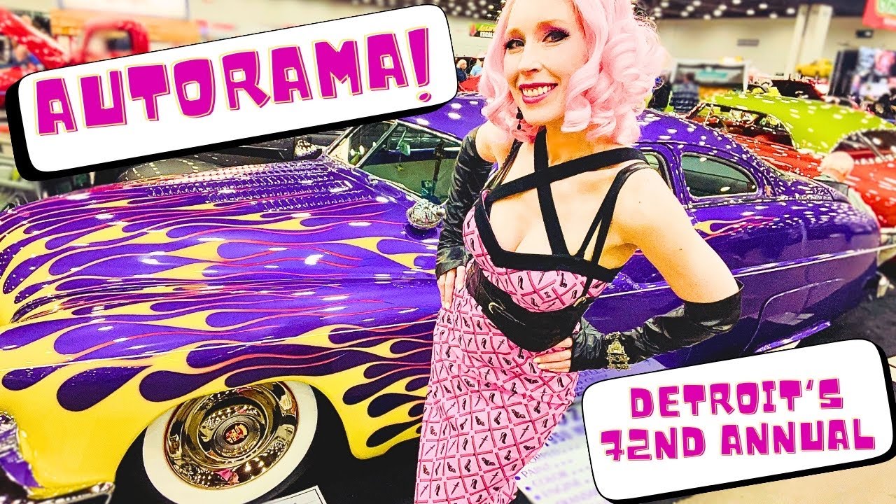 AUTORAMA 2025! PINUPS & HOT RODS! Detroit's Sexiest Car Show - YouTube