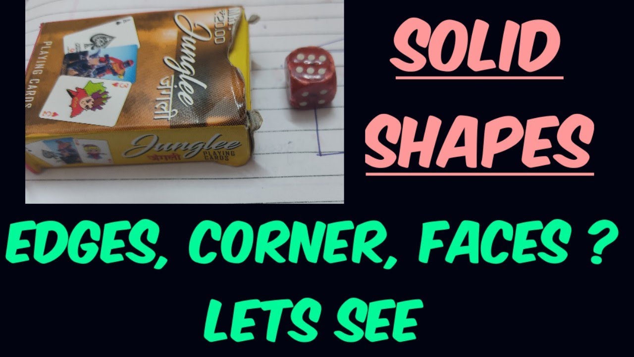Faces, Edge and Corner for class 2 // what is edge/corner/faces - YouTube