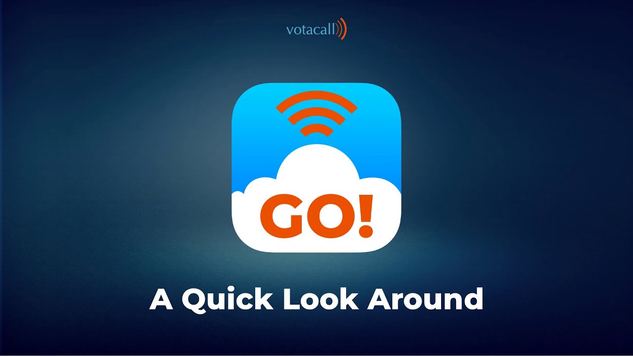 Votacall GO! Mobile - A Quick Look Around - App Navigation - YouTube