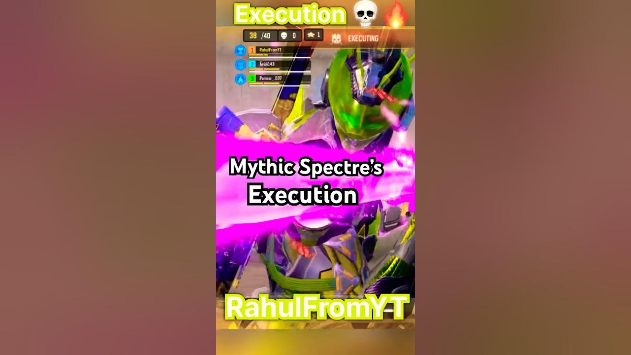 Mythic Spectre with new Mythic Execution 🔥😍 - CODM #callofduty #codm #shorts #spectre #new #fun ...