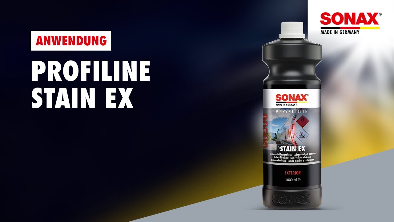 Anwendung SONAX PROFILINE StainEx - YouTube