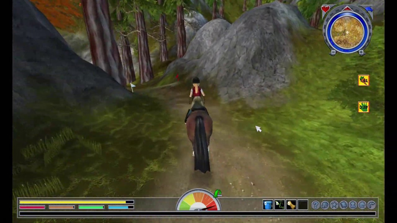 Steeplechase training (Star Stable - the Autumn Riders) - YouTube