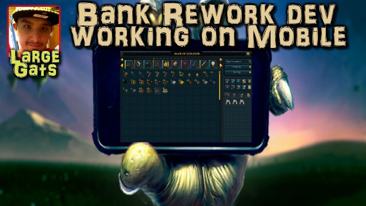 Bank Rework dev shifted to work on RS3 Mobile - YouTube