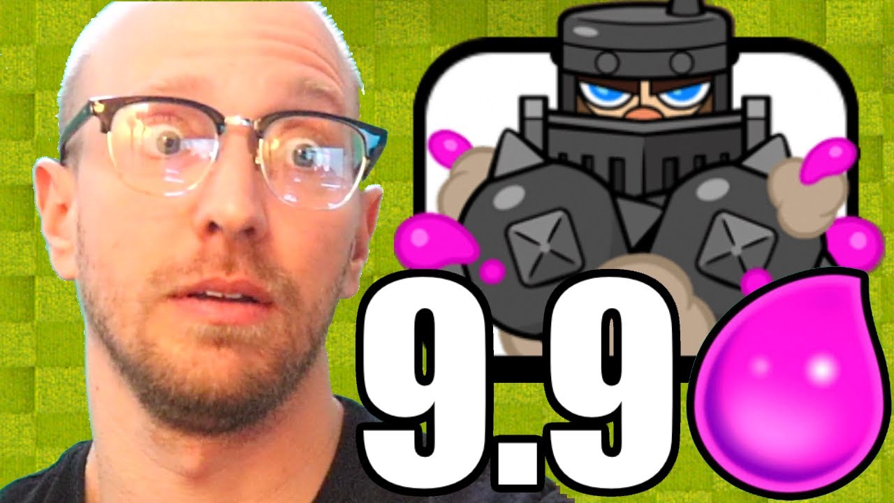 BEATING CLASH ROYALE w 9.9 ELIXIR DECK! - YouTube