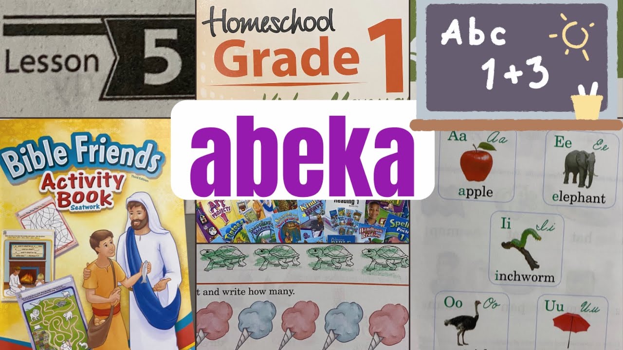 Abeka 1st grade lesson 5 preparation and homeschool with me ️ - YouTube