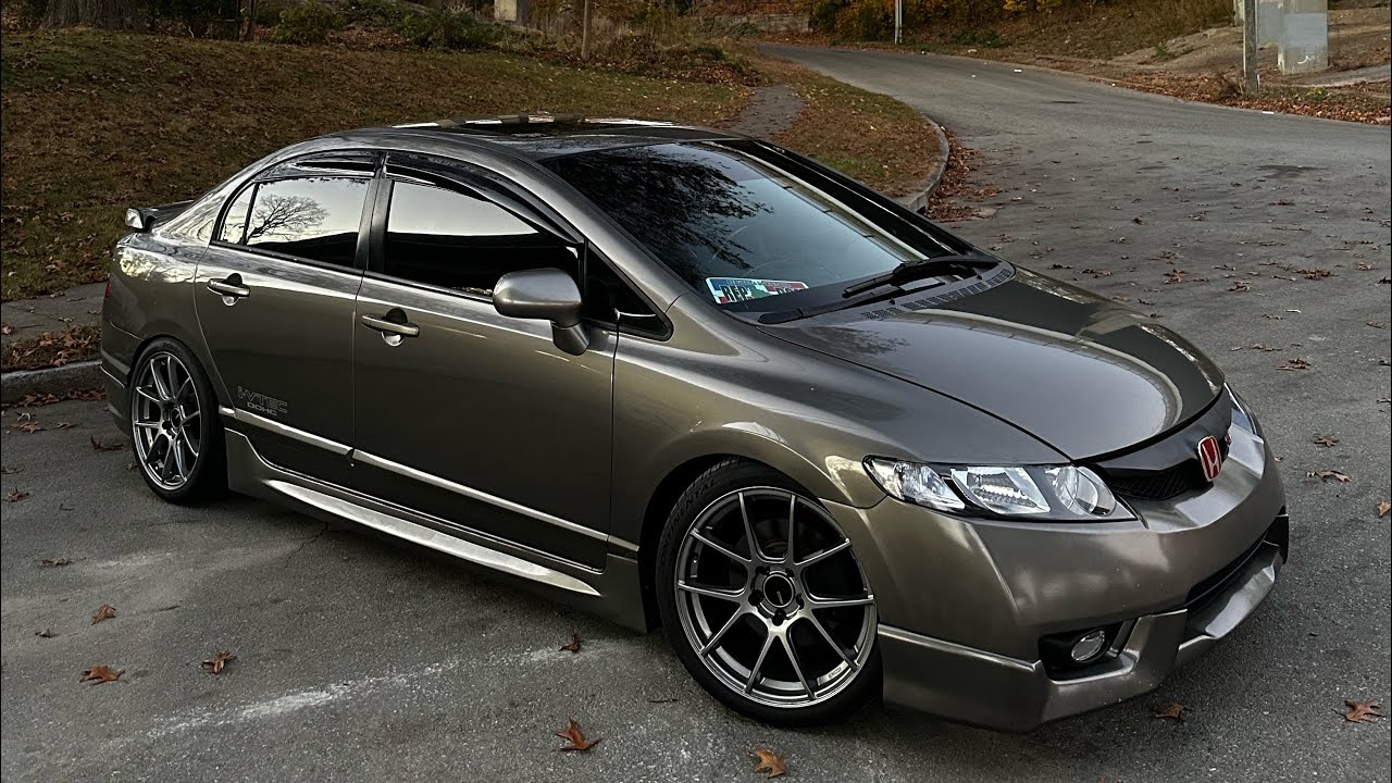 8TH GEN Si GETS NEW WHEELS & CUSTOM EXHAUST - YouTube
