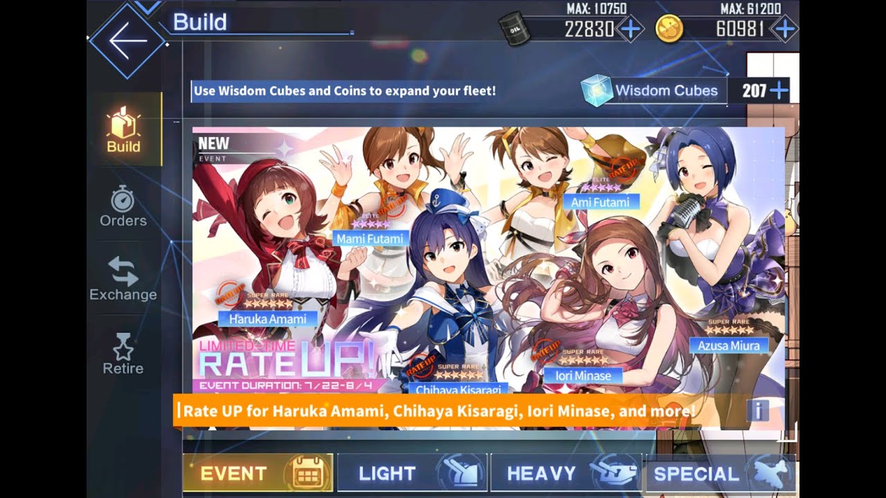 Azur Lane X The Idolmaster ! (Gacha Azur Lane) (After that Touhou 6 ...