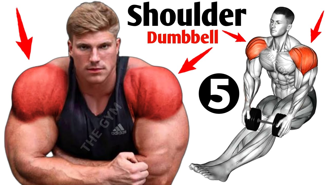 Shoulder workout with dumbbells ( 5 effective exercise ) - YouTube