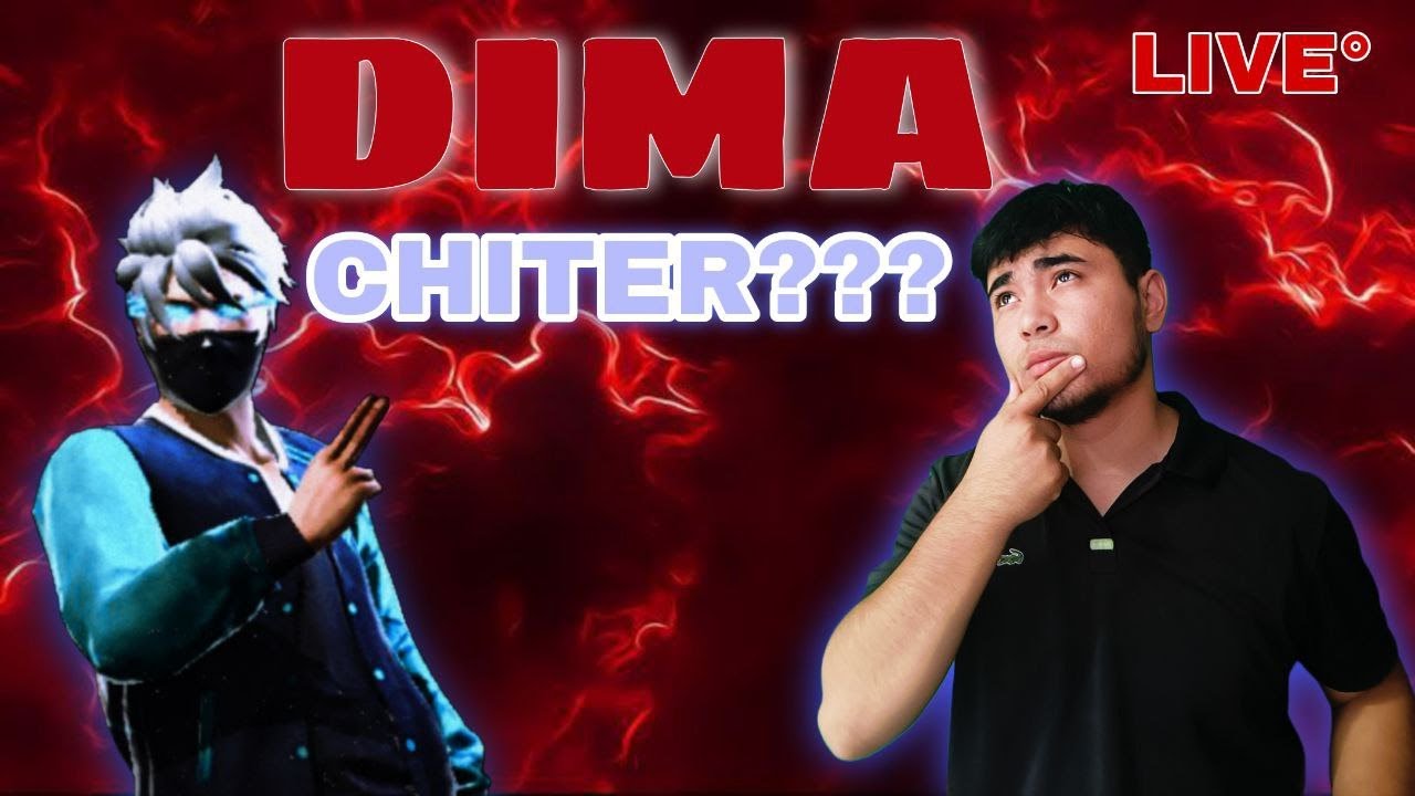 DIMA 100K??? CHITER???? FREE FIRE stream 🔥 - YouTube
