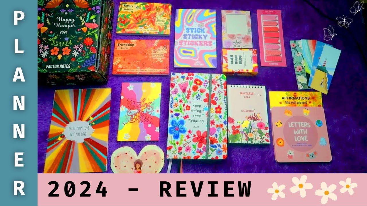 Factor Notes Planner 2024 Review 🤍 2024 Planner India | The Productive ...