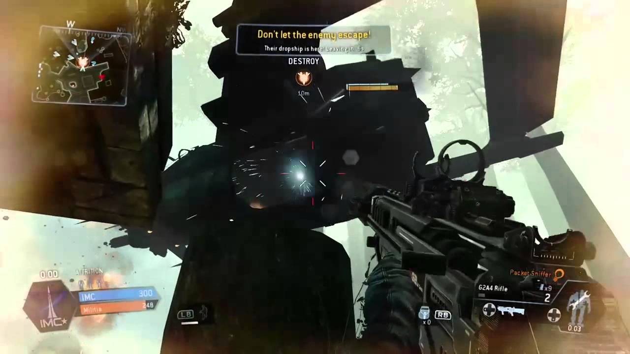 Titanfall destroys Dropship - YouTube