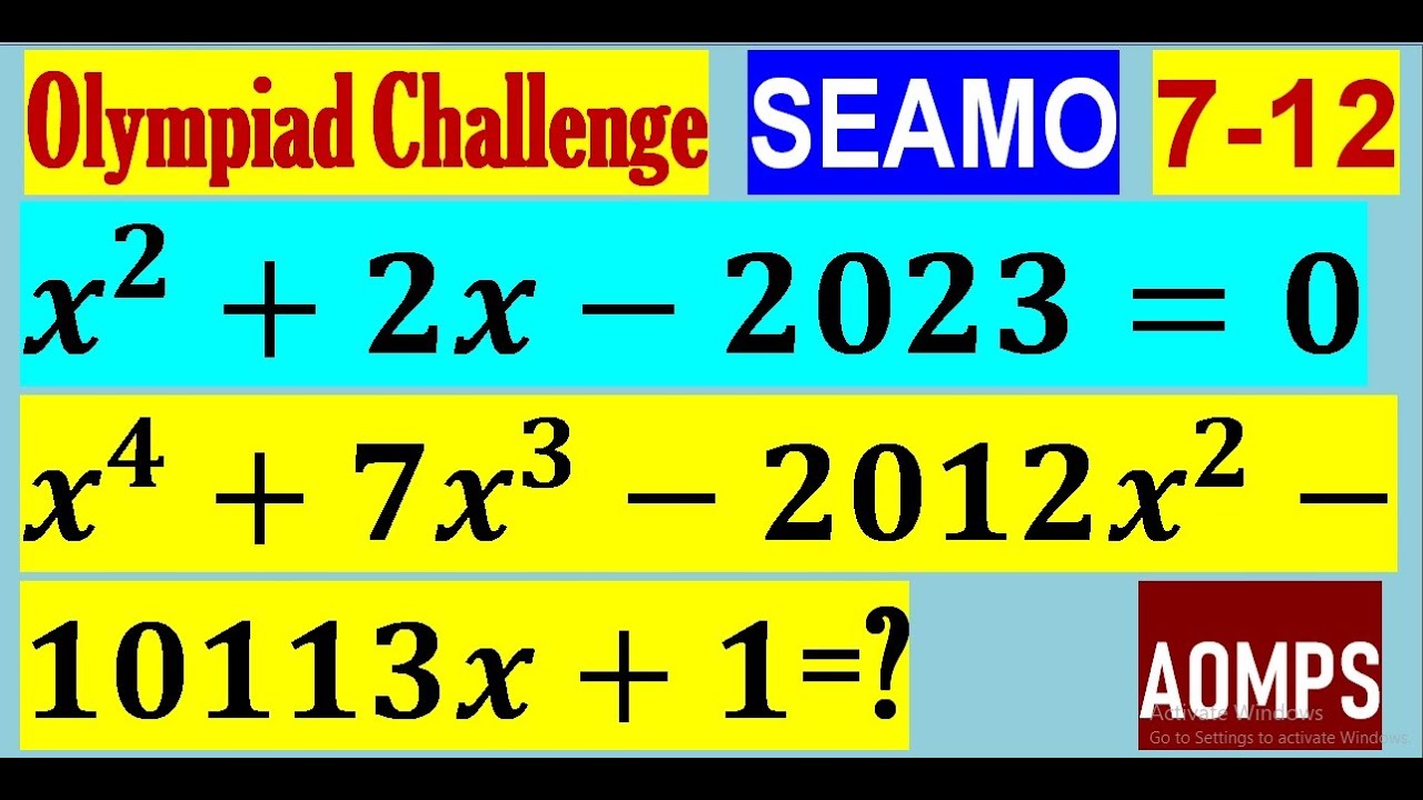 If X 2 2x 2023 0 Find The Value Of X 4 7x 3 2012x 2 10113x 1 YouTube if-x-2-2x-2023-0-find-the-value-of-x-4-7x-3-2012x-2-10113x-1-youtube