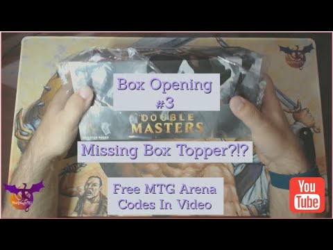 Missing Box Topper?  Dbl Masters Standard Booster Box Opening #3  Free MTG Arena Codes in Video