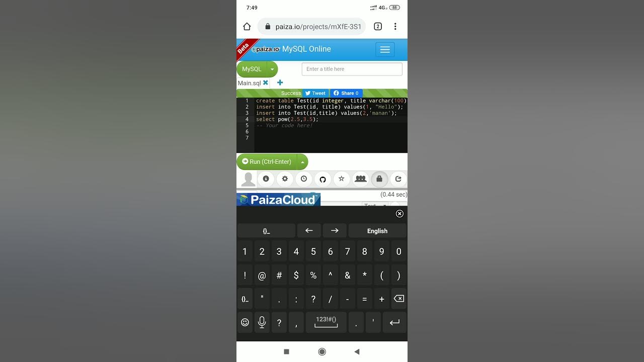 SQL math-pow() function - YouTube