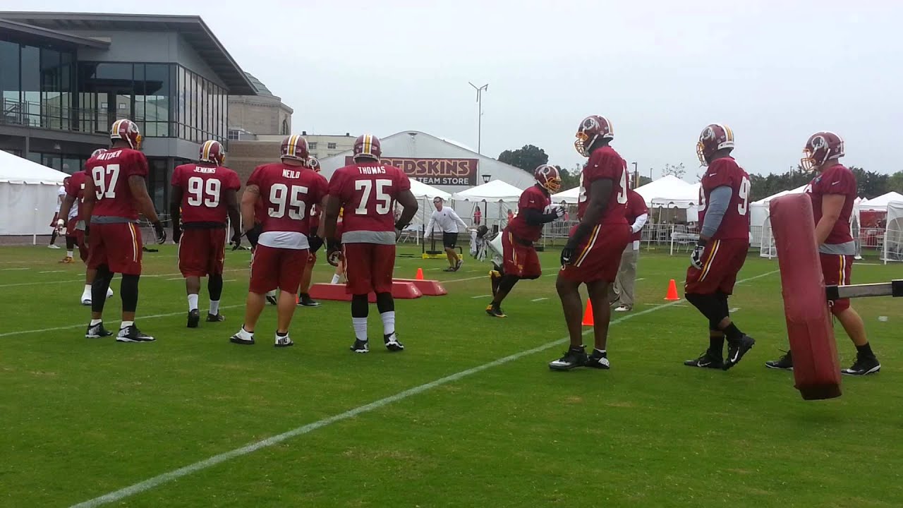 August 9 Training Camp Drills: Defensive Line - YouTube