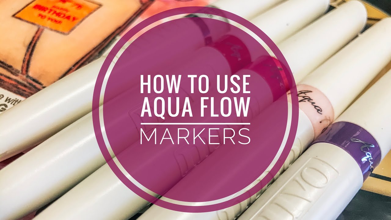 How to Use Aqua Flow Markers - YouTube