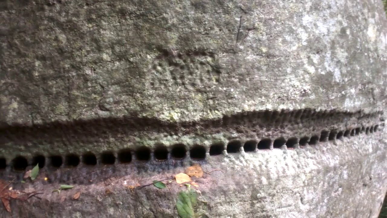 Ancient stone cutting technology, Yapahuwa WP 20181028 035 - YouTube