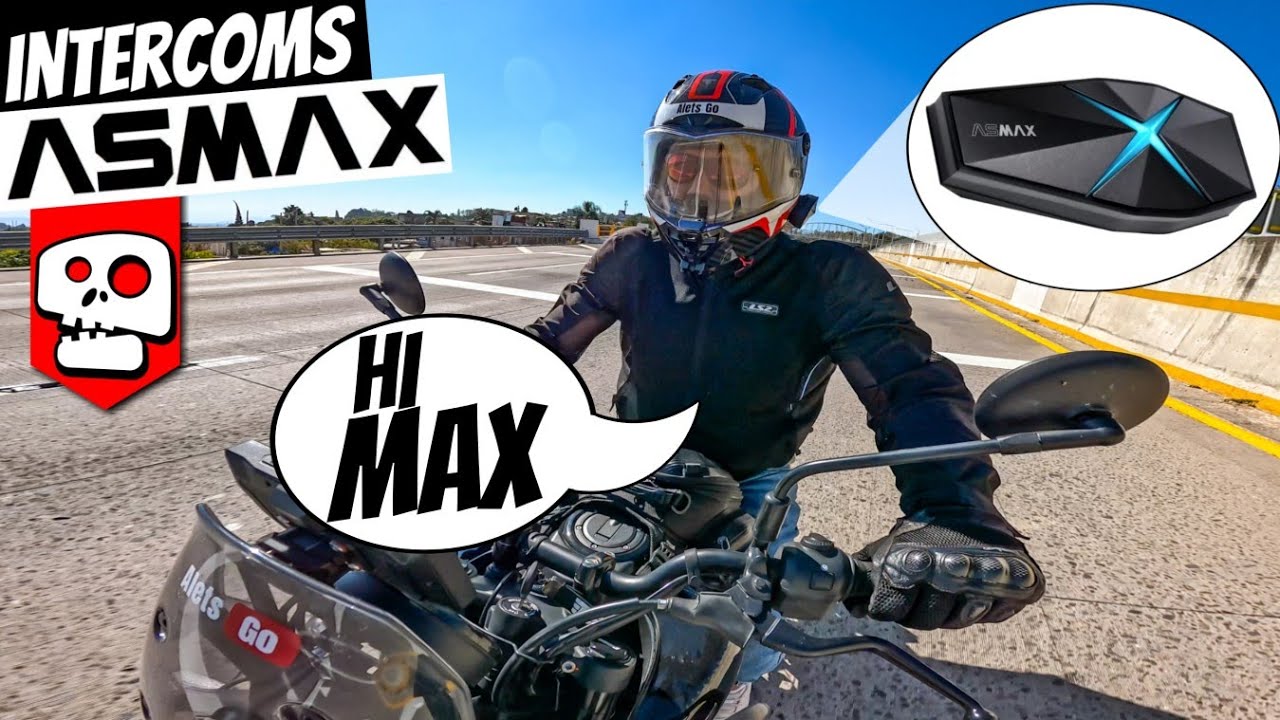 ¡Intercoms con COMANDOS DE VOZ! | ASMAX F1, S1 + Airpump T10 | Alets Go ...