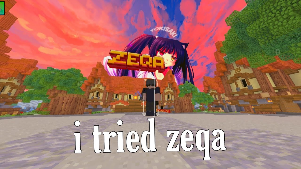 So I decided to try zeqa on Minecraft Bedrock Touch - YouTube