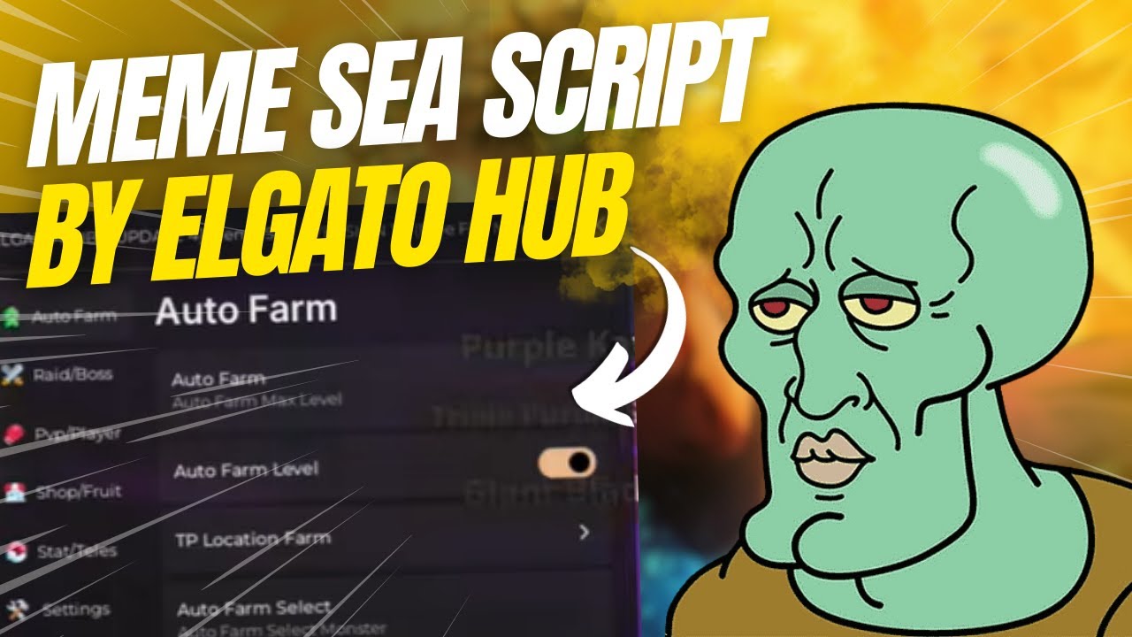 Meme Sea Script by Elgato Hub | Auto Click, Auto Aim & Epic Autofarm! 🚀 ...