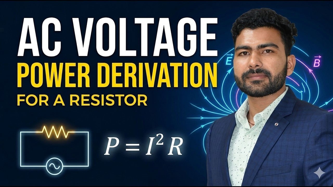 AC voltage applied to a resistor || Current through R || Instantaneous ...