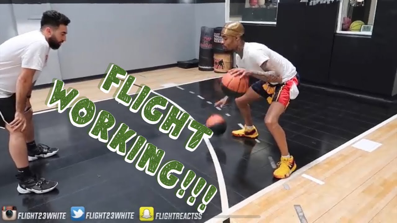 FLIGHT BASKETBALL TRAINING WITH NBA TRAINER DAY 2 REACTION - YouTube