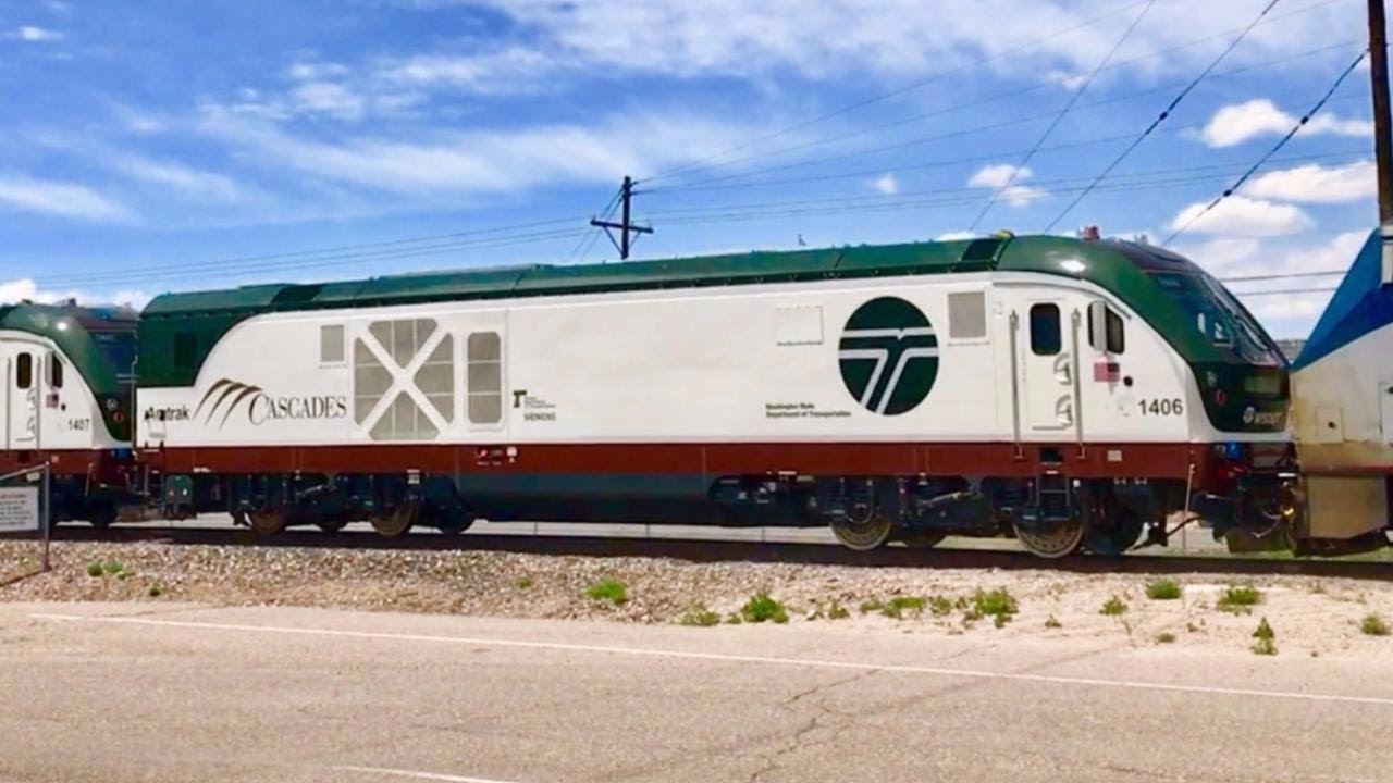 More Siemens SC-44 Chargers on Amtrak Southwest Chief 5/7/17 - YouTube