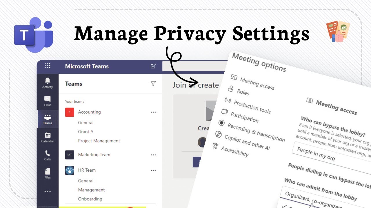 How to adjust and fix privacy settings in Microsoft Teams - YouTube