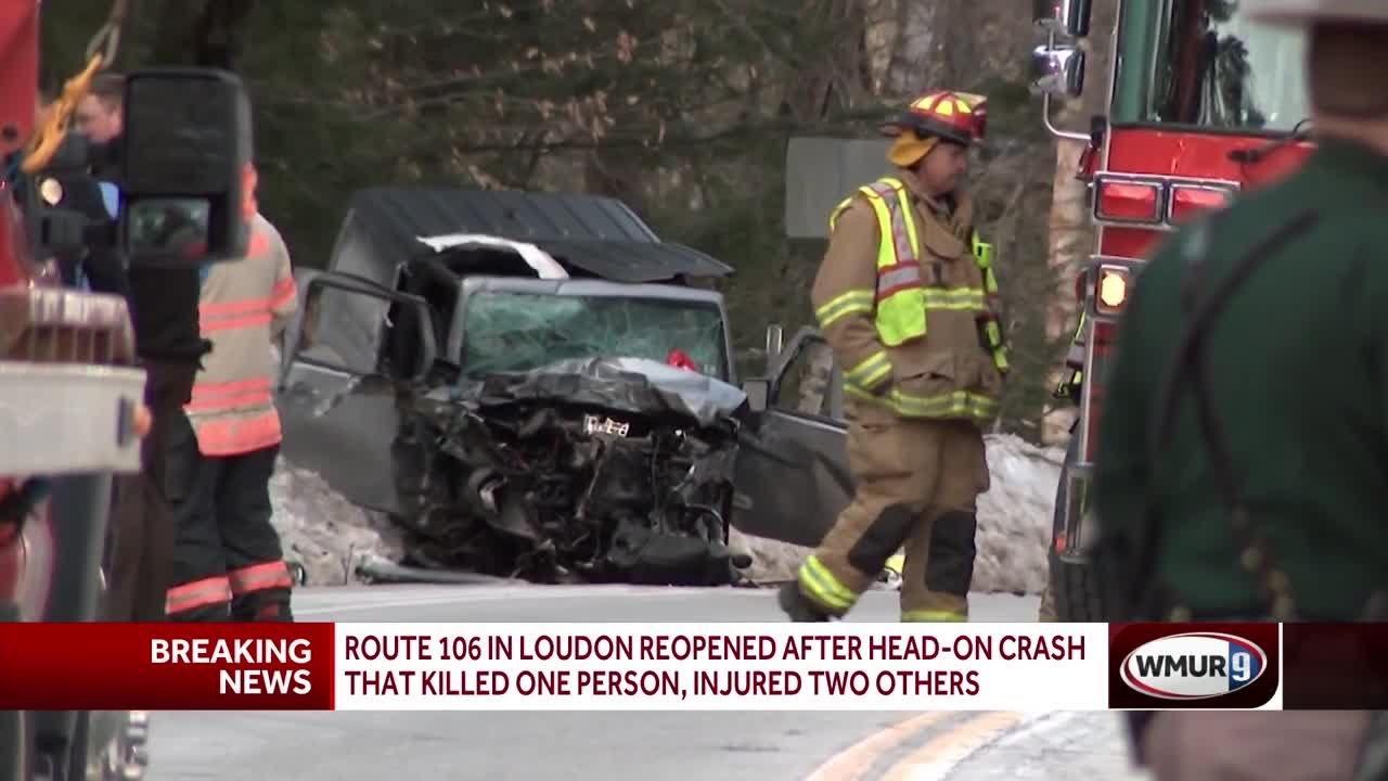 1 person dead, 2 others injured following crash on Route 106 in Loudon ...