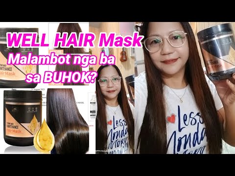 WELL HAIR MASK Malambot nga ba sa buhok || HONEST REVIEW - YouTube