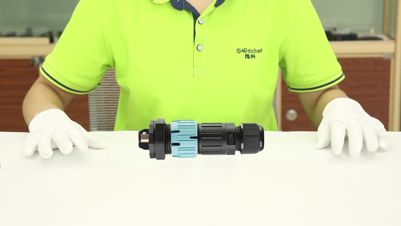 How to fixed panel mount wire connector (EW-M19MP) - YouTube