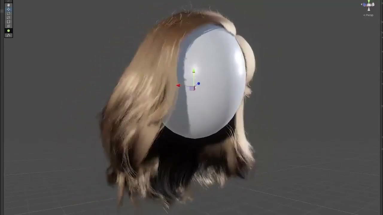 Testing hair simulation in Unity 💇‍♀️ - YouTube