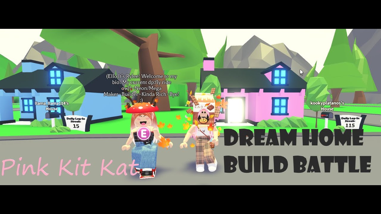 DREAM HOME BUILD BATTLE!!! Adopt Me Build Battle!!! - YouTube