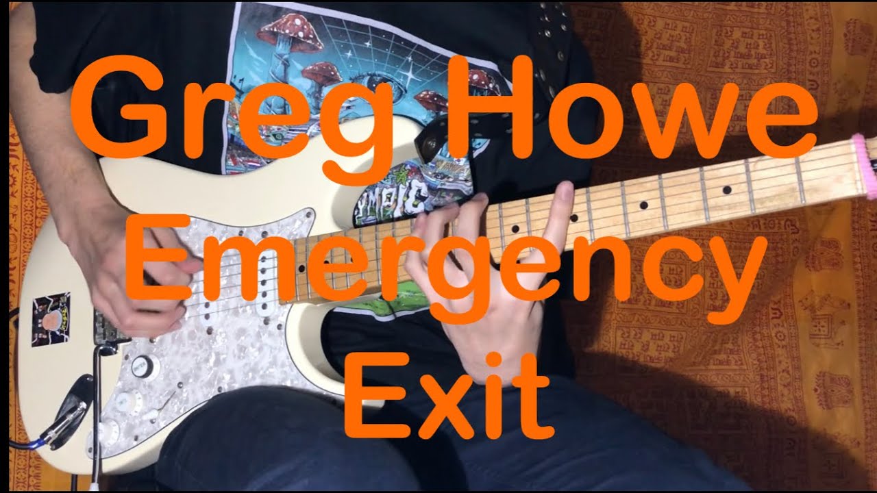 Greg Howe-Emergency Exit cover! - YouTube