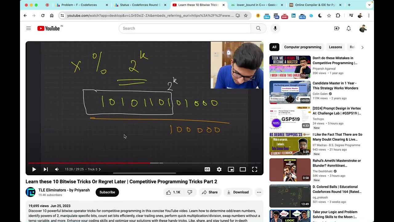 Codeforces Round 943 | Equal XOR Segments | Problem F - YouTube