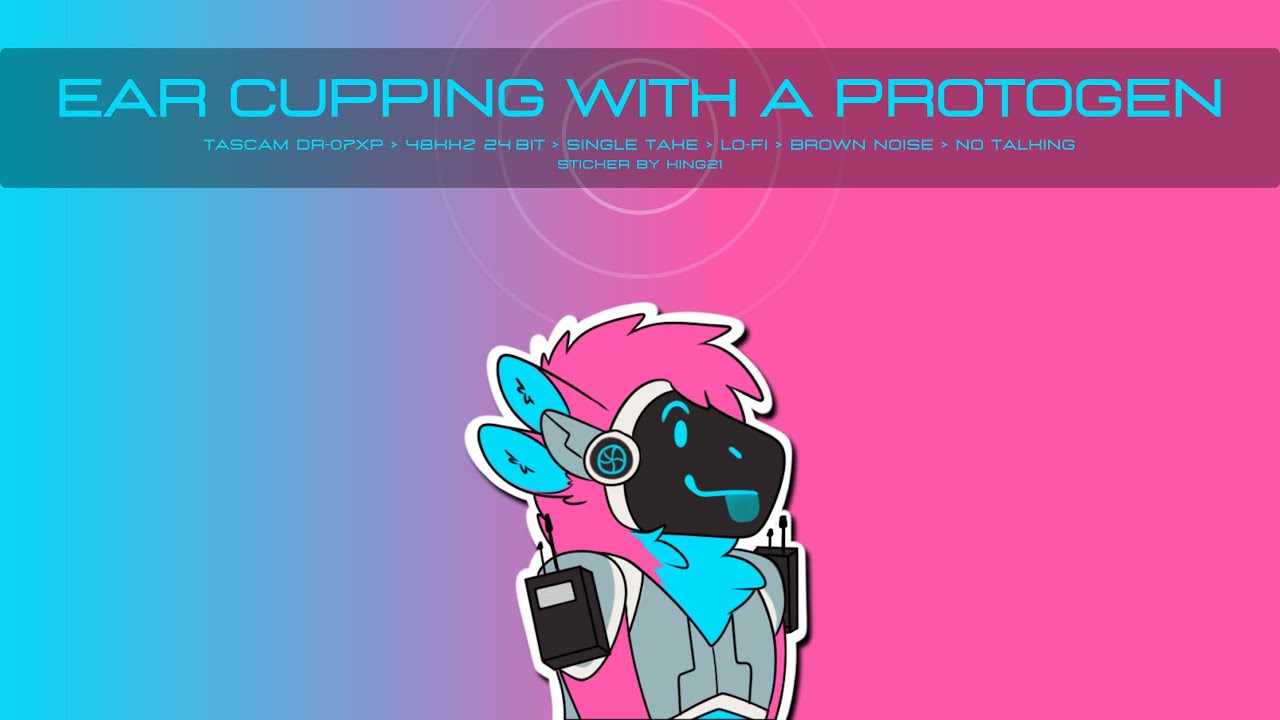 Furry ASMR | Ear Cupping With a Protogen - YouTube