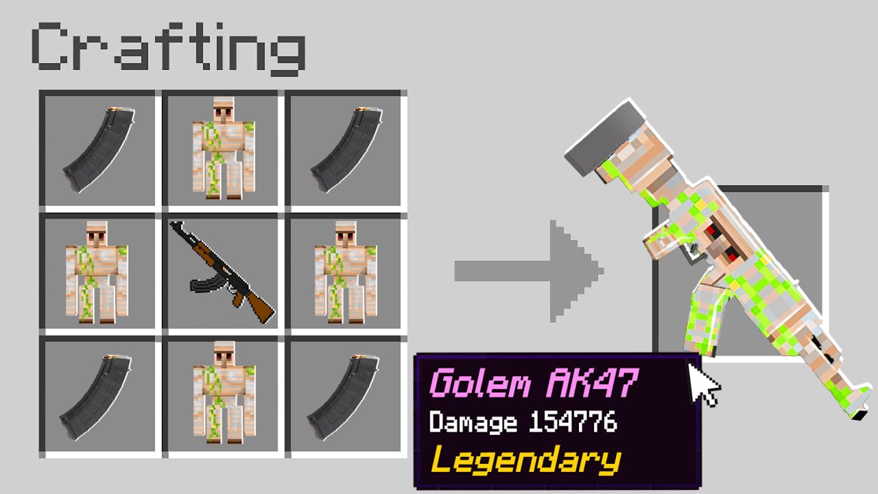 Minecraft But There Are Custom Mob Tools - YouTube