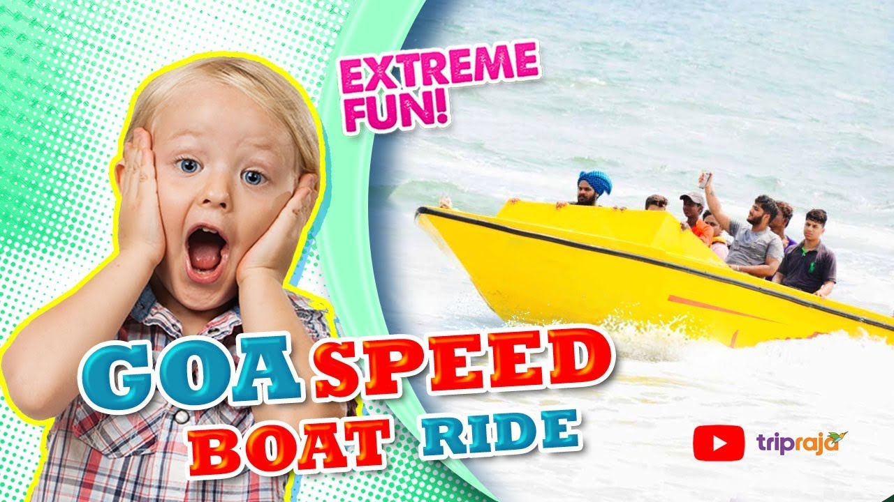 Best Speed boat ride in Goa Beach - YouTube