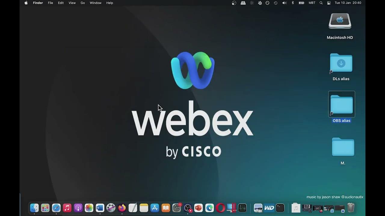 Webex MAC OS add-in/add-on/plugin WORD - YouTube