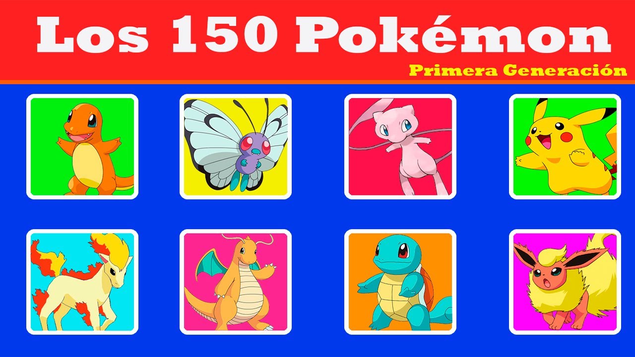 Los 150 Pokémon Clásicos : ¡ Revive la Nostalgia ! - YouTube